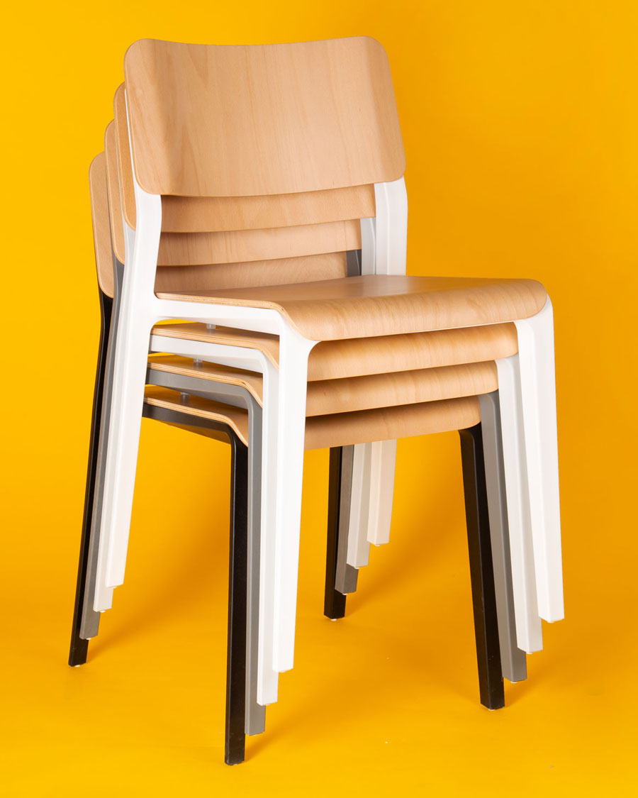 Origin Mojo Plywood Stacking Chair